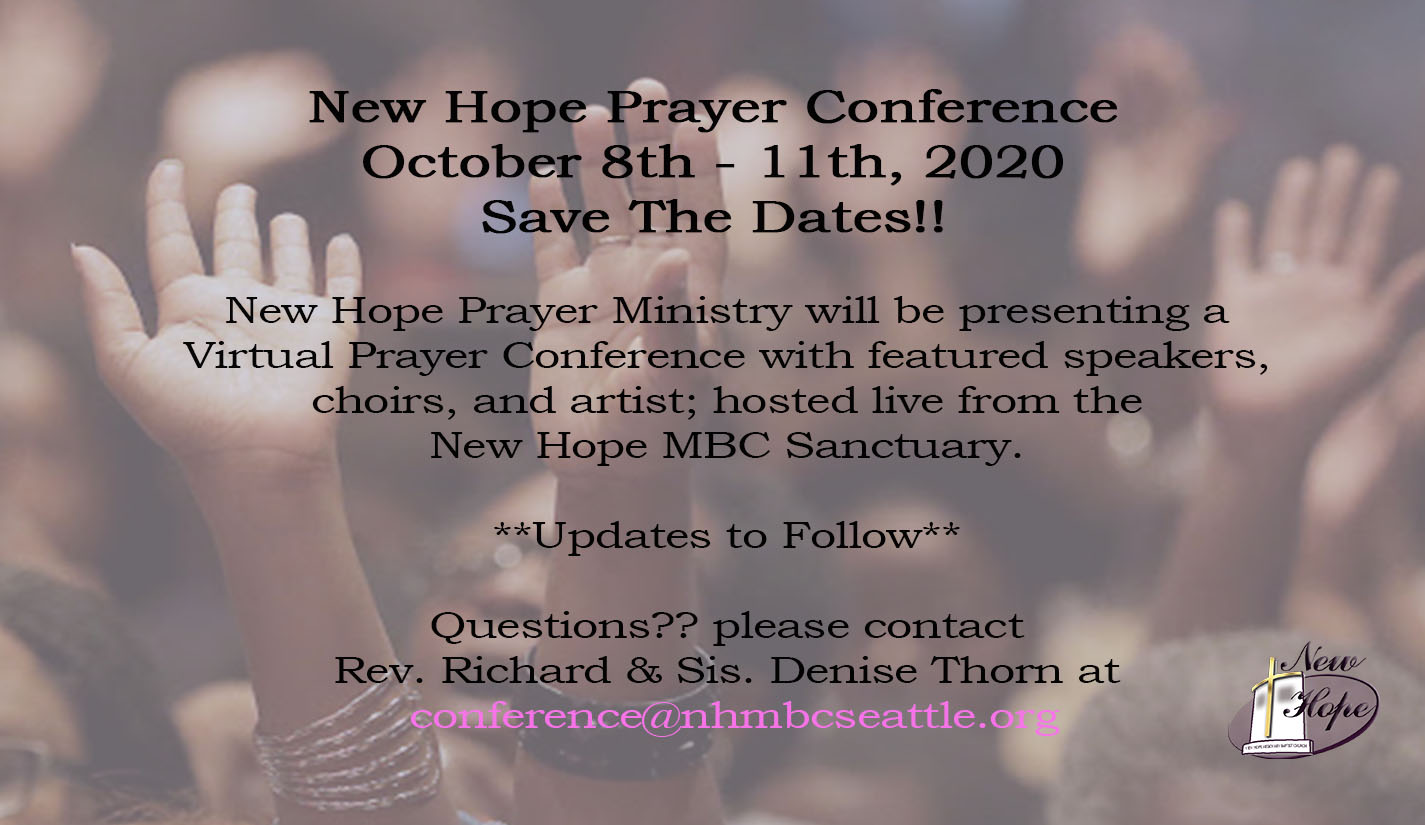 PrayerConference – New Hope Missionary Baptist Church