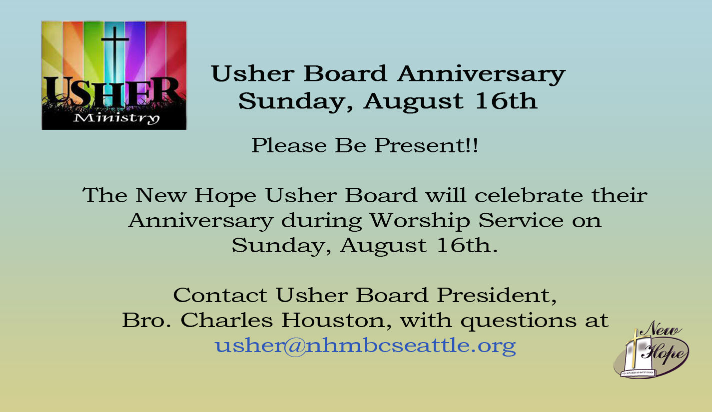 Usher2 – New Hope Missionary Baptist Church